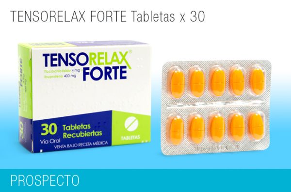 Tensorelax Forte Tabletas – Farmayala