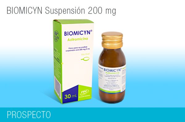 Biomicyn Suspensión 200 mg – Farmayala